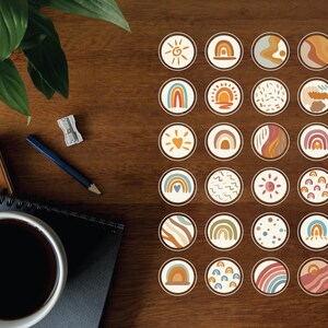 30 Instagram Highlights / App Icons, Rainbow Abstract, Boho Covers ...