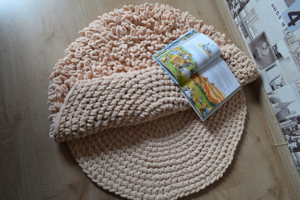 Crochet Lion Rug Safari Nursery Decor - Etsy