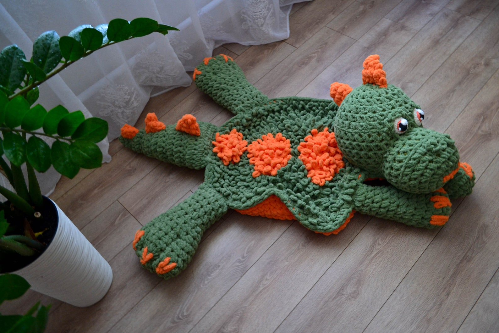 T-rex Finger Crochet Pattern Amigurumi Pattern Tutorial for Beginner ...