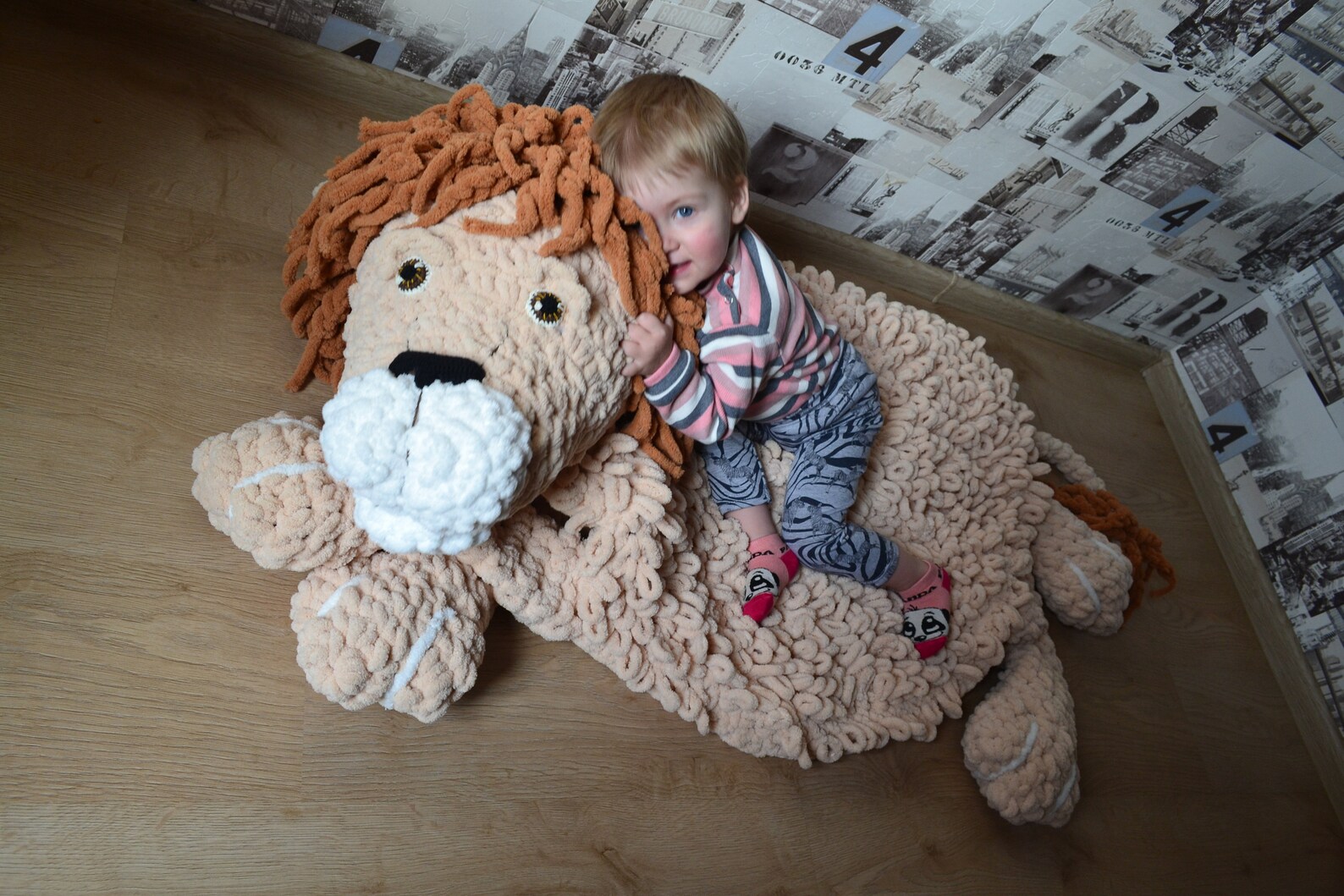 Crochet Lion Rug, Safari Nursery Decor - Etsy