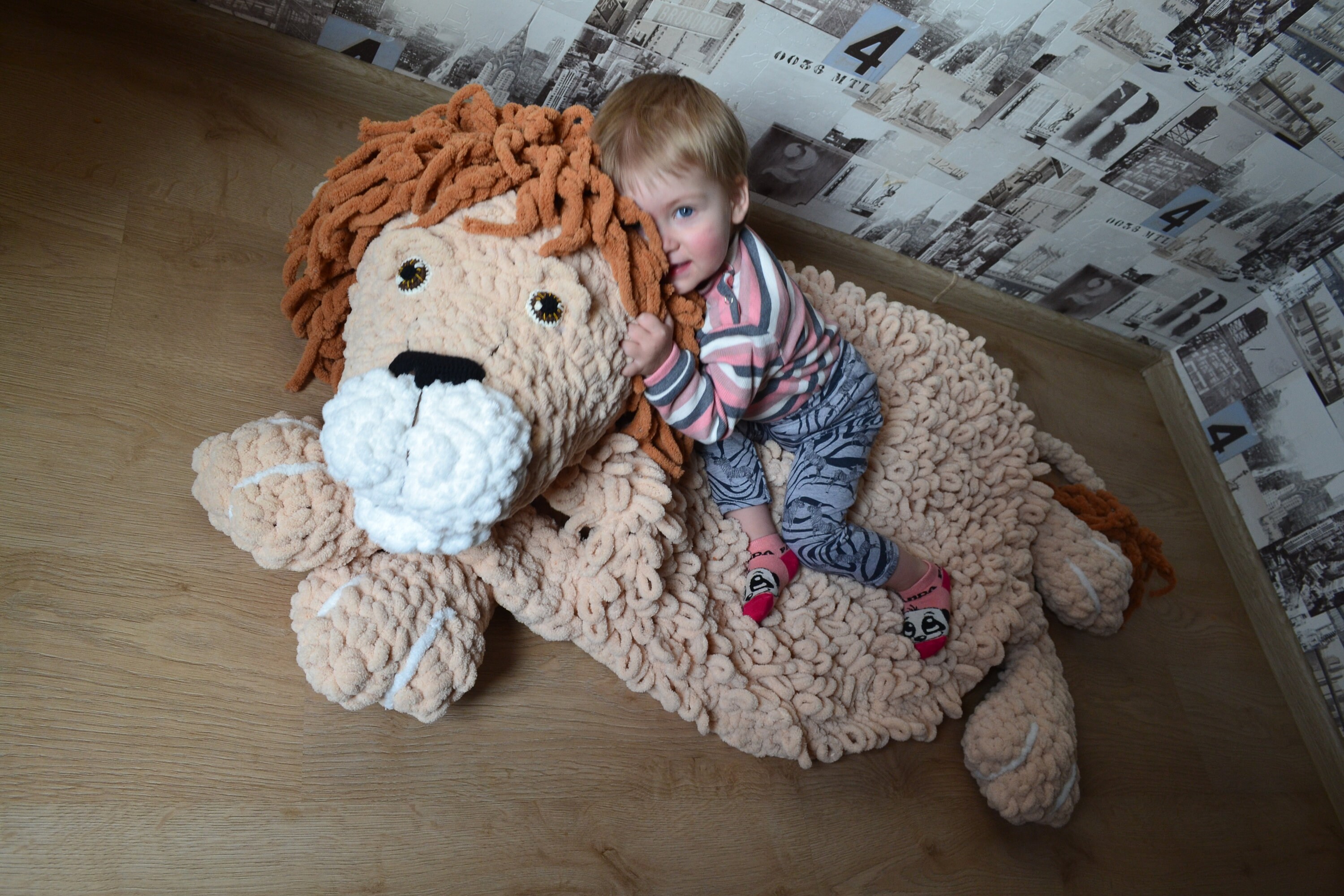 Crochet Lion Rug, Safari Nursery Decor - Etsy