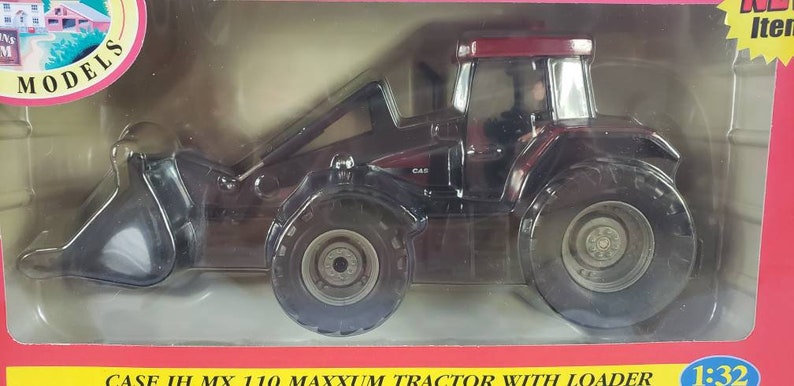 Case IH MX 110 Maxxum Tractor With Loader Diecast 1:32 - Etsy