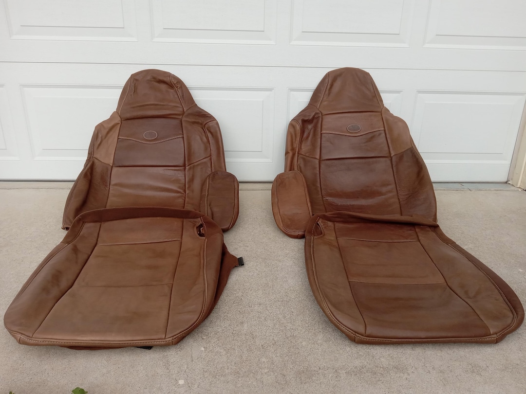 Ford F250 Super Duty Leather King Ranch Seat Covers - Etsy New Zealand