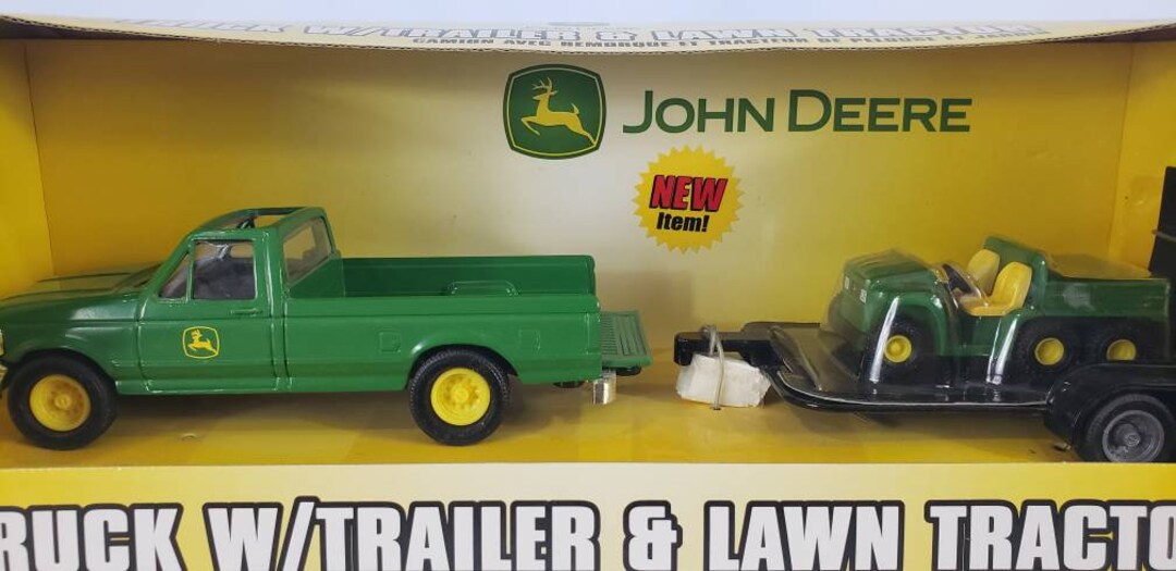 John Deere Truck, Trailer, Lawn Tractor Diecast 1:32 - Etsy