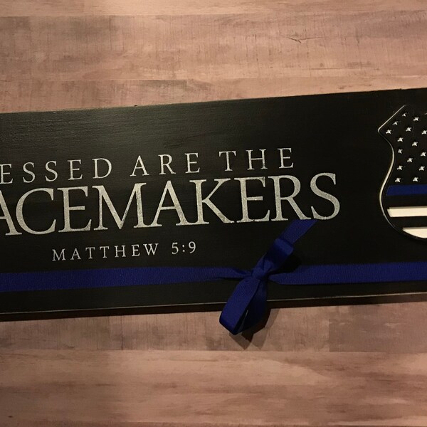 Blessed Are the Peacemakers Sign - Etsy