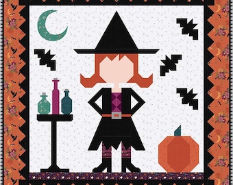 Quilt Pattern LITTLE WITCH SAMPLER Mini Quilt Pattern New by Jennifer ...