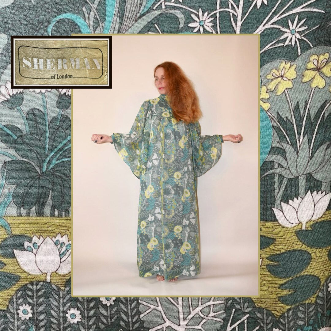 Iconic Aesthetics Movement Style British Made Bohemian Hippie Frock ...