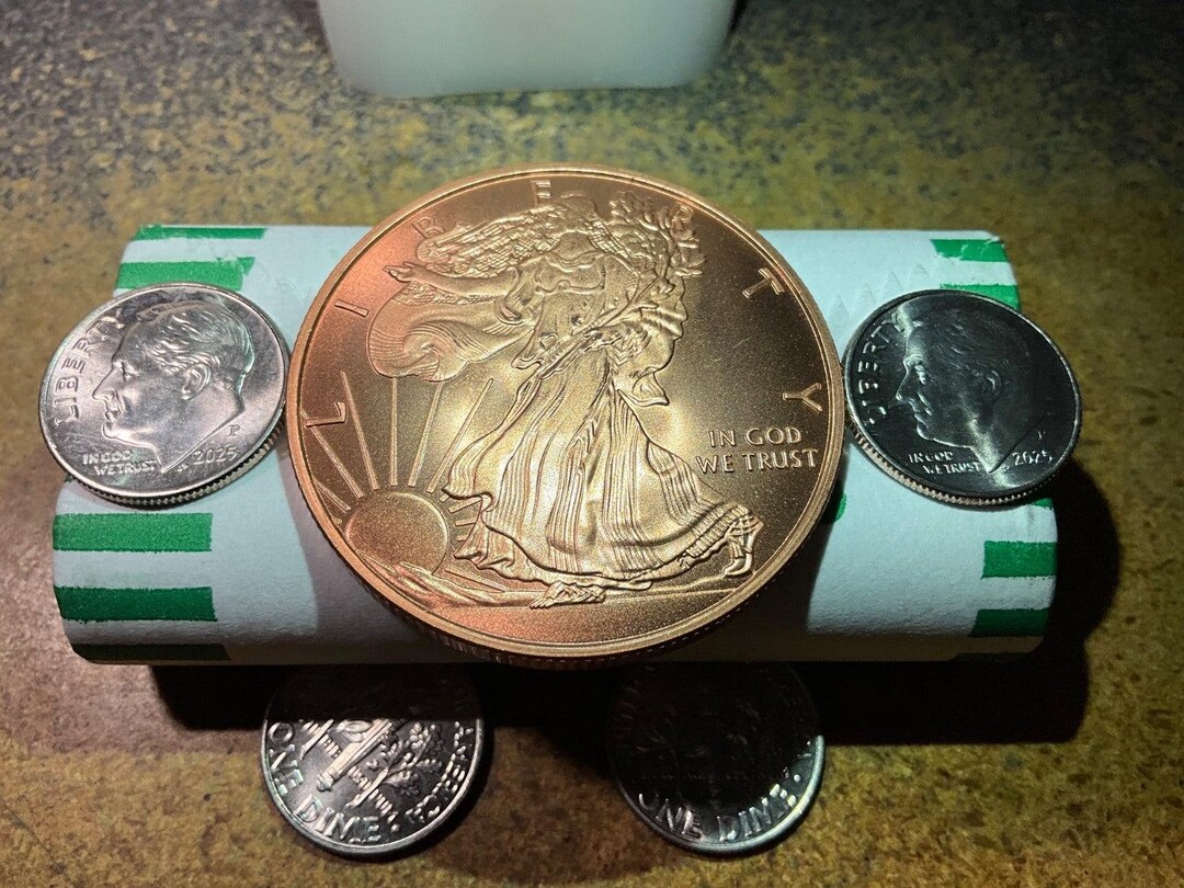 2025 P and D Roosevelt Dime Rolls Gem Uncirculated 100 Coins Collector ...