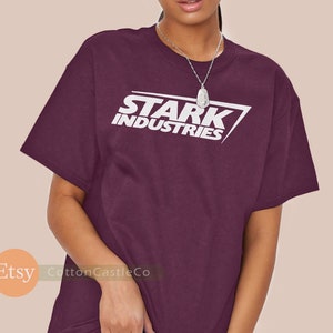 Stark Industries T-shirt Inspired by Tony Stark Shirt Iron Man Tee 15 ...