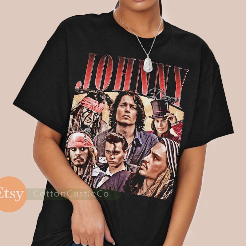 Johnny Depp T Shirt - Etsy