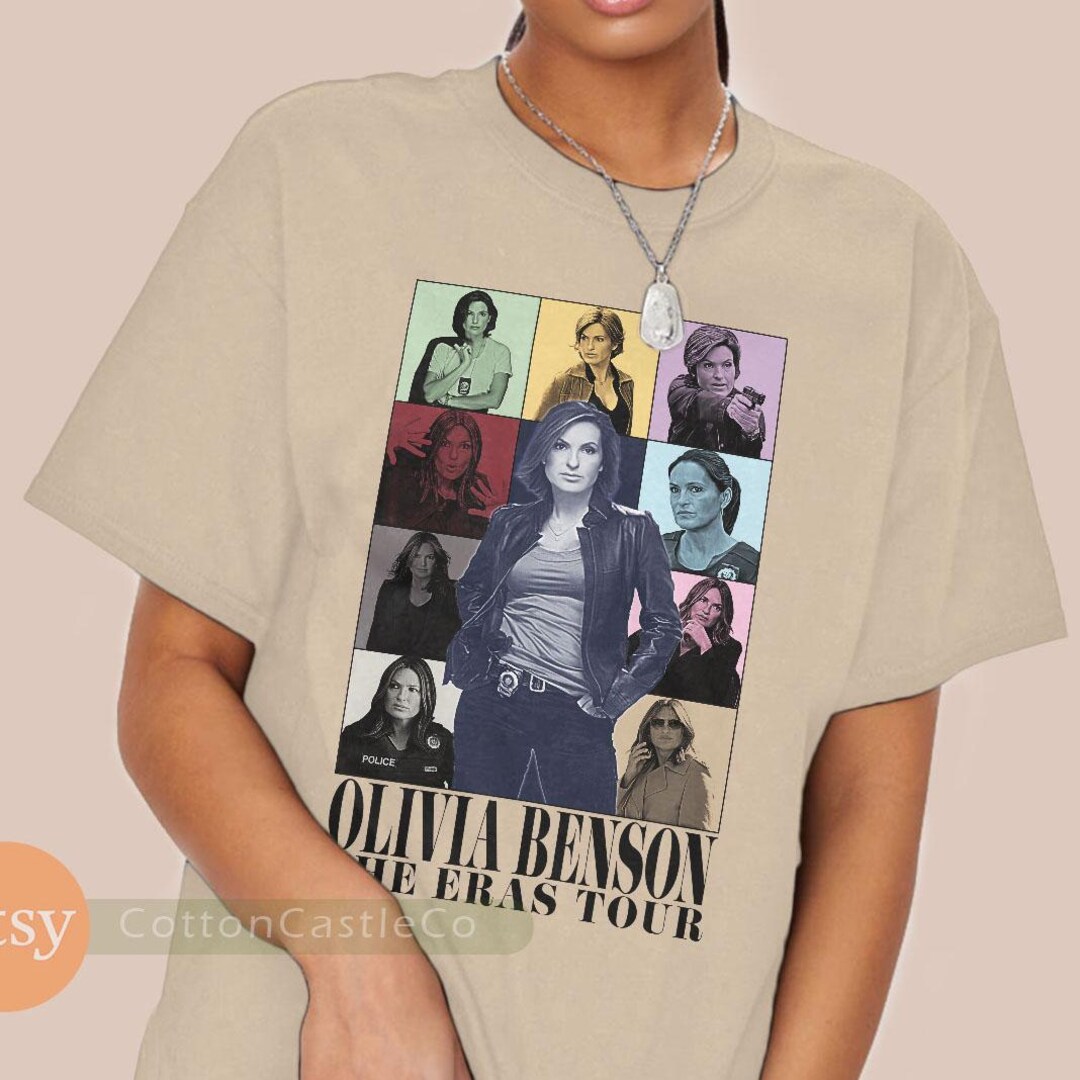 Olivia Benson Shirt Cool Funny Fan Art Poster Tee 90s Concert Style T ...