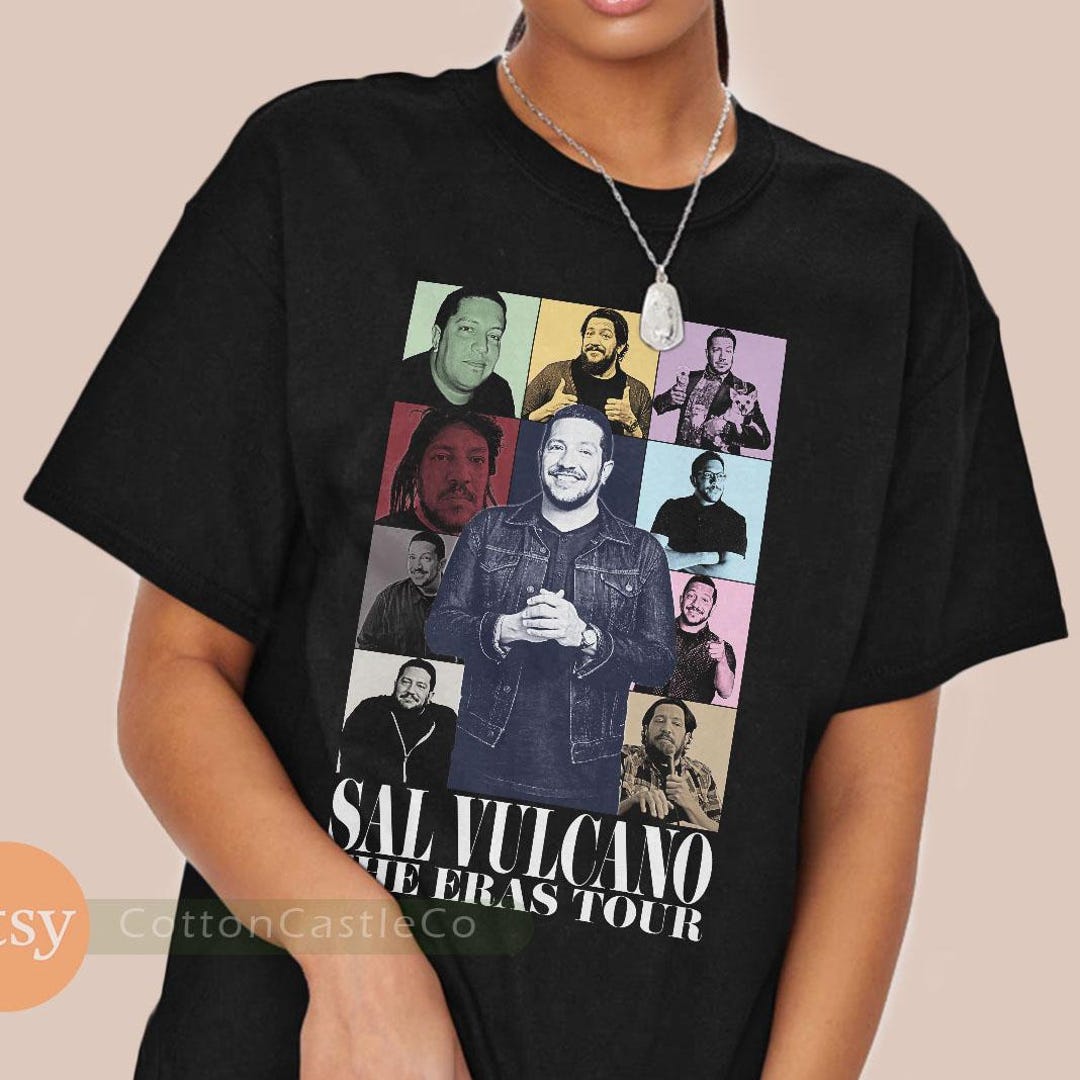 Sal Vulcano Shirt Funny Cool Fan Art Poster Tee 90s Concert Style T ...