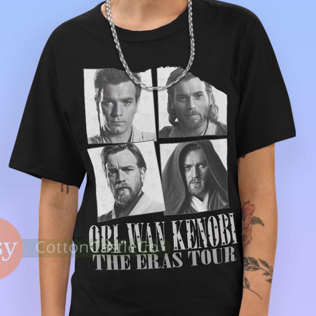 Obi Wan Kenobi Shirt Obi-wan Kenobi Poster Tee Tour Concert Style ...