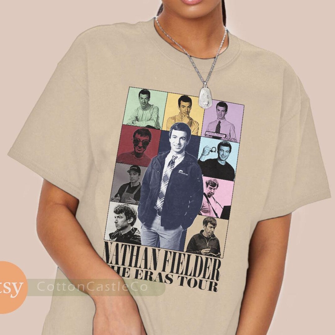 Nathan Fielder Shirt Funny Cool Fan Art Poster Tee 90s Concert Style T ...