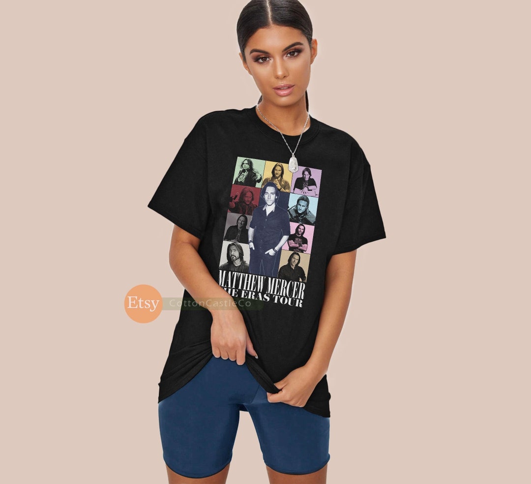 Matthew Mercer Shirt Funny Cool Fan Art Poster Tee 90s Concert Style T ...