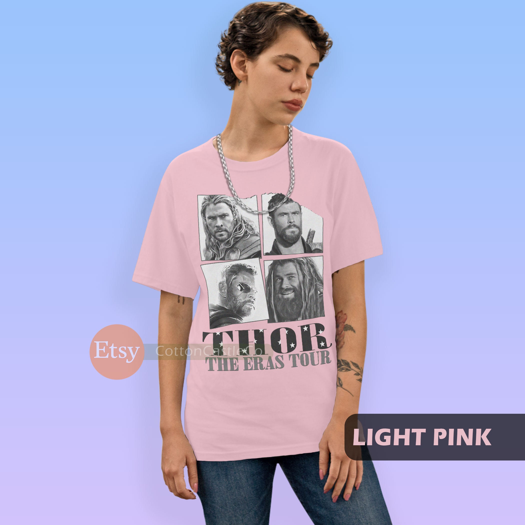 Thor Shirt Funny Fat Thor Tee Tour Concert Style Bootleg Light - Etsy