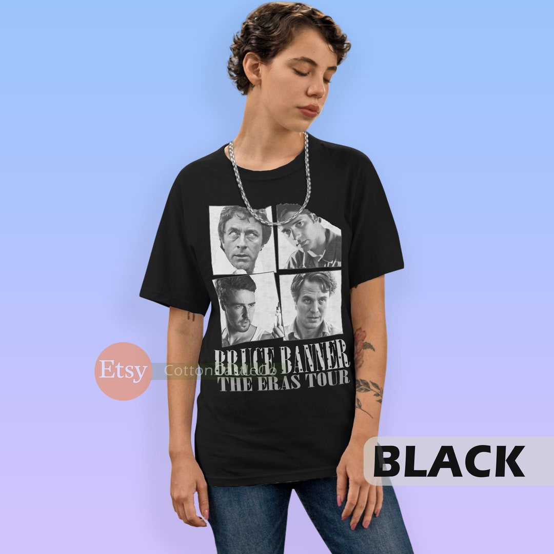 Bruce Banner Shirt Hulk Poster Tee Tour Concert Style Bootleg Dark T ...