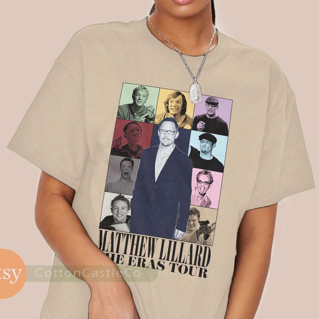 Matthew Lillard Shirt Funny Cool Fan Art Poster Tee 90s Concert Style T ...