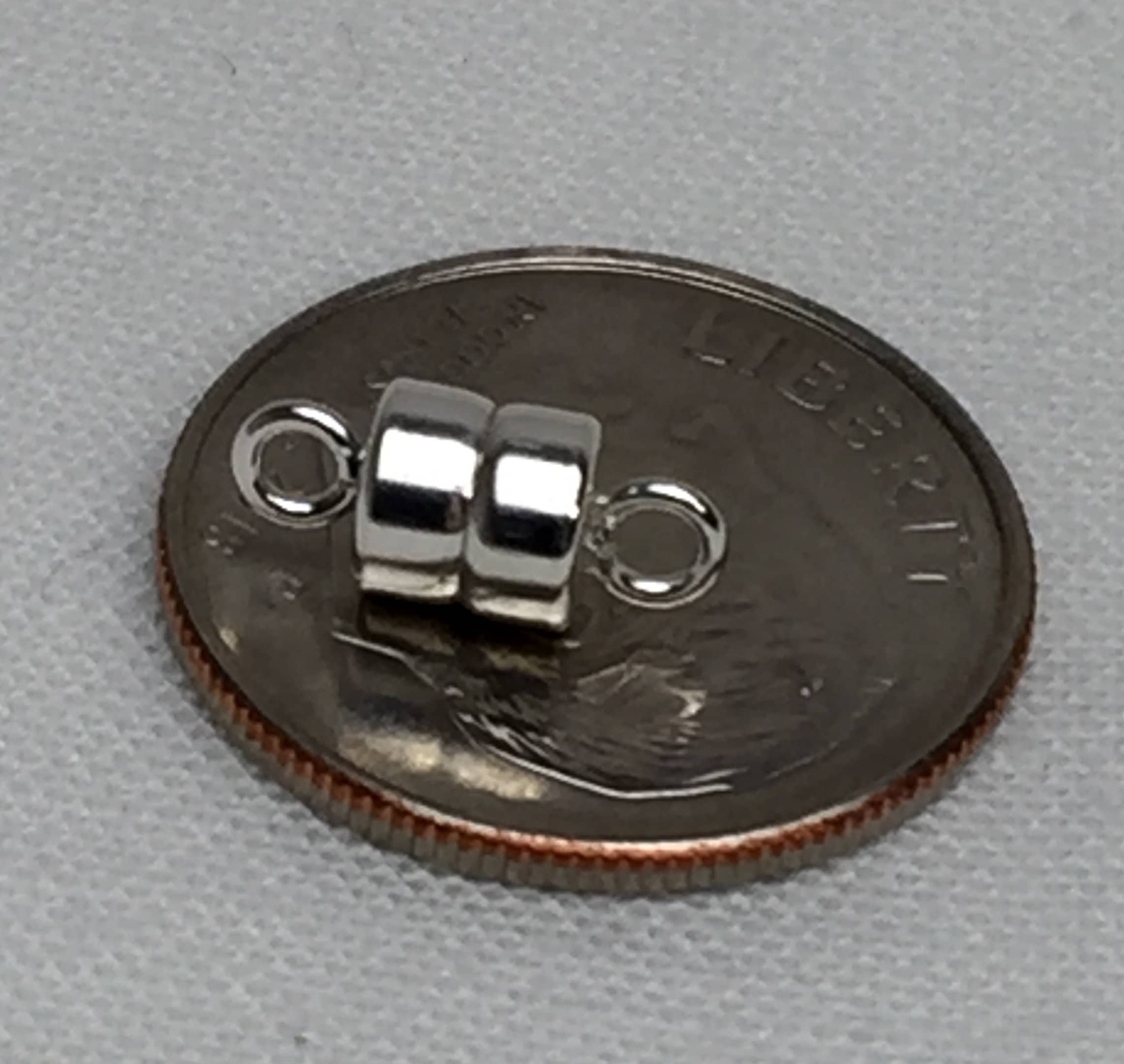 Sterling Silver Magnetic Clasp - Gold Filled Magnet Clasp, Rose Gold ...