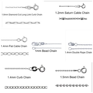 Add a Chain, Sterling Silver Chains, Double Rope Chain, Cable Chain ...