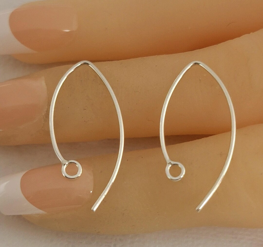 HUGE DISCOUNT SALE -sterling Silver Ear Hook With Loop - FS4045 - Etsy