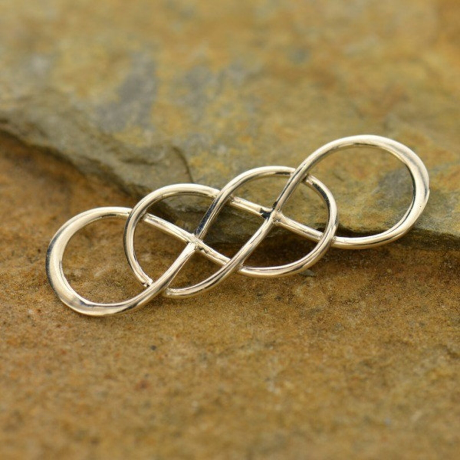 SAVE BIG -intertwined Infinity Links, Sterling Silver Infinity Link ...