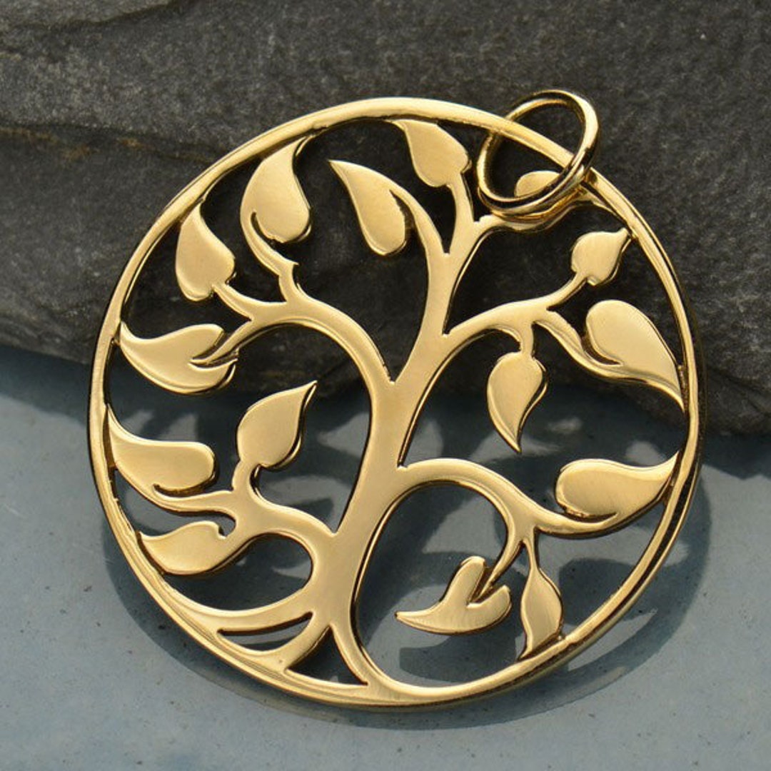 Natural Bronze Tree of Life Pendant VNA476 - Etsy