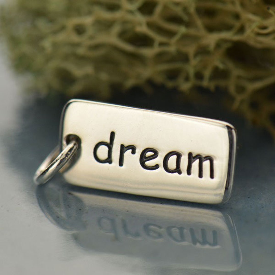 SAVE BIG -dream Word Charm, Graduation Gift, Jewelry Gift, Word Charm ...