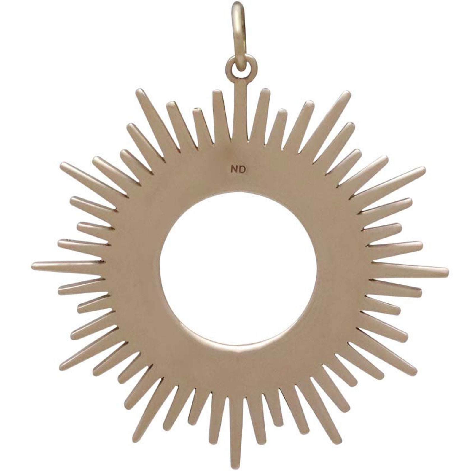 Bronze Spikey Sun Pendant, Item VNA1866 - Etsy