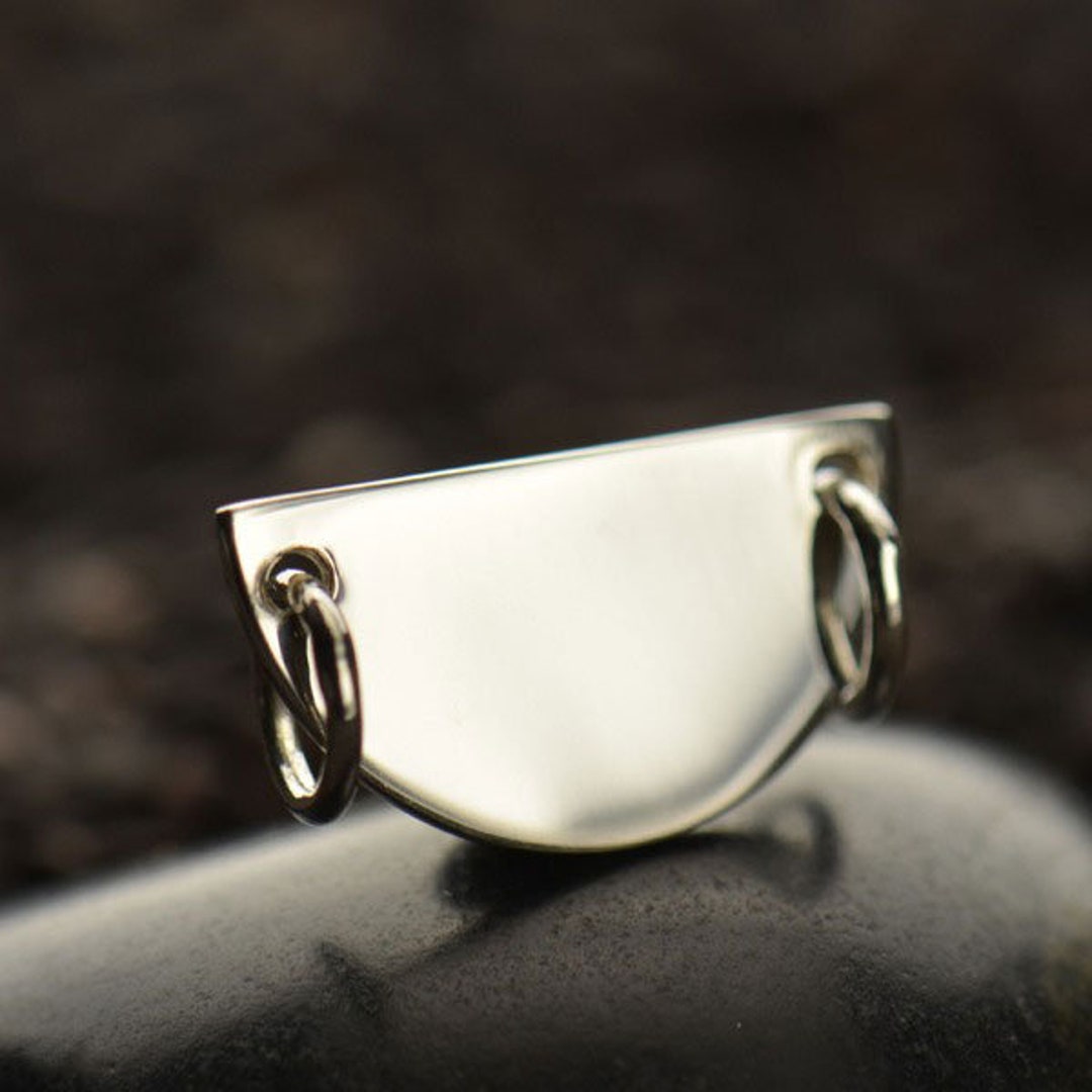 SAVE BIG -silver Medium Flat Scallop Pendant Festoon - Etsy