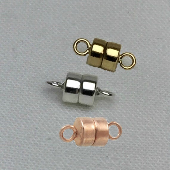 Sterling Silver Magnetic Clasp Gold Filled Magnet Clasp - Etsy