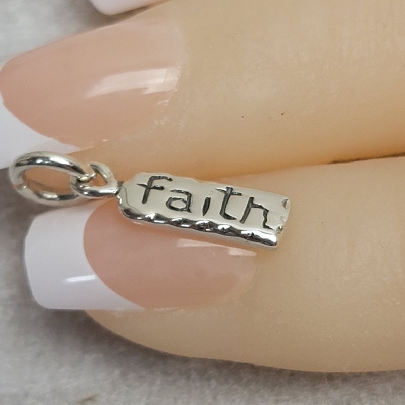 Faith Charm - Etsy