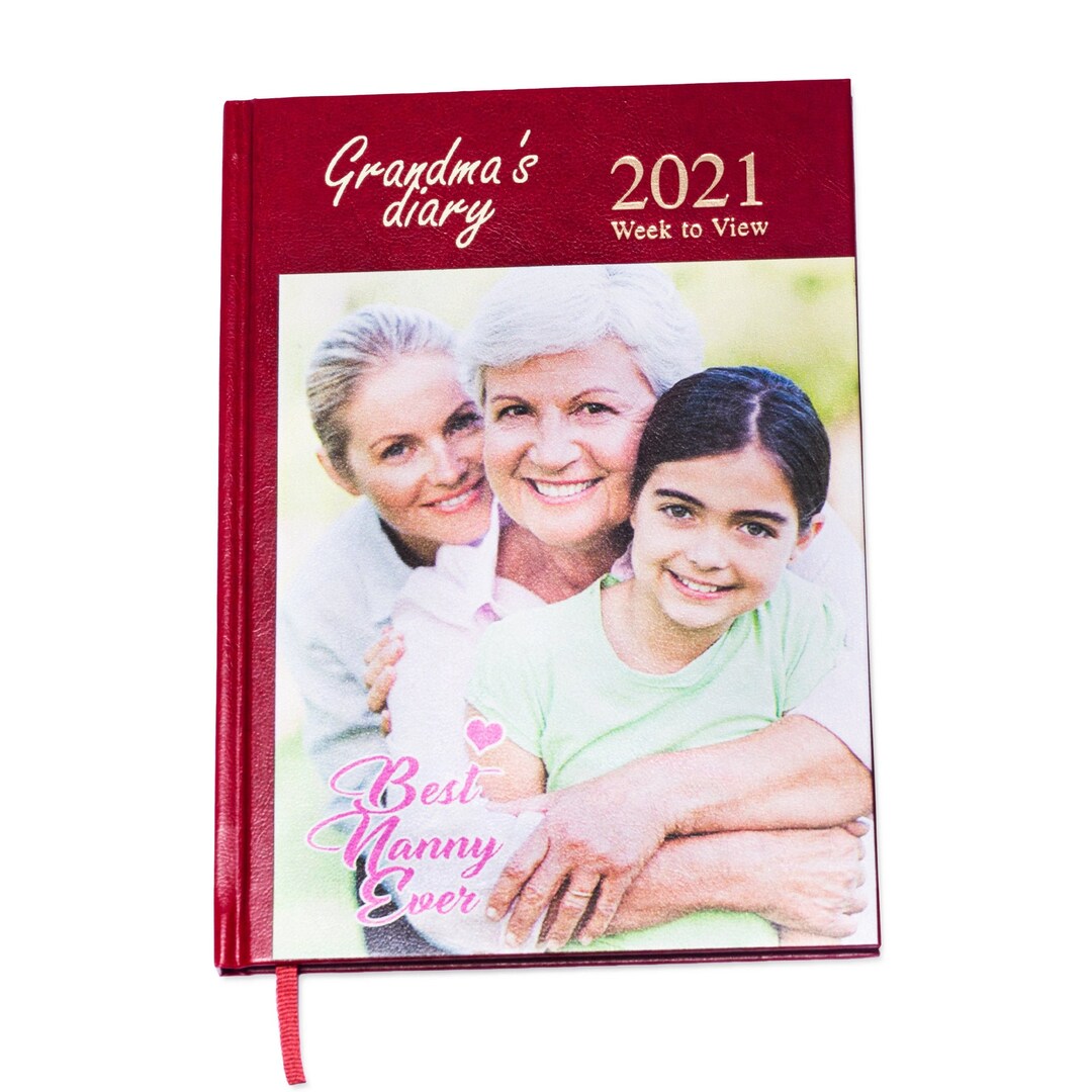 Personalised Photo Diary Custom Printed Diary Photo Gift Idea for Loved ...