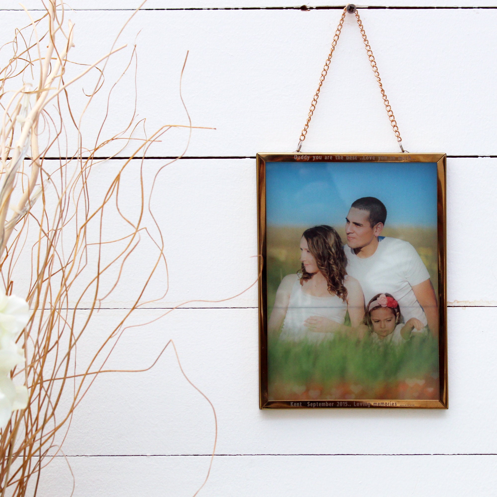 Personalised Picture Photo Printed Any Message Engraved - Etsy