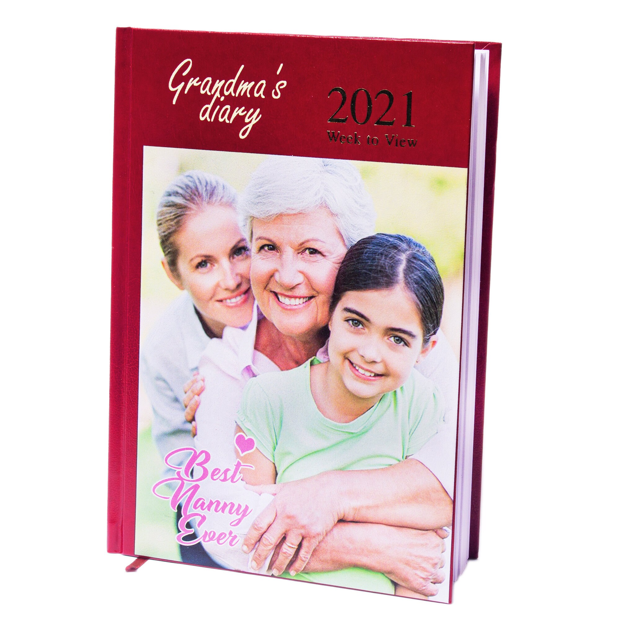 Personalised Photo Diary Custom Printed Diary Photo Gift Idea for Loved ...