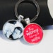 Personalised Photo Printed Key Ring With a Personalised Message Printed ...