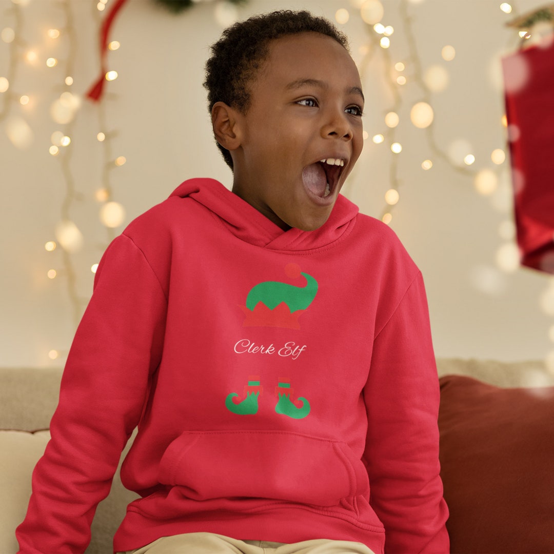 Personalized Kids Hoodie Girl Elf or Male Elf Elf-themed - Etsy