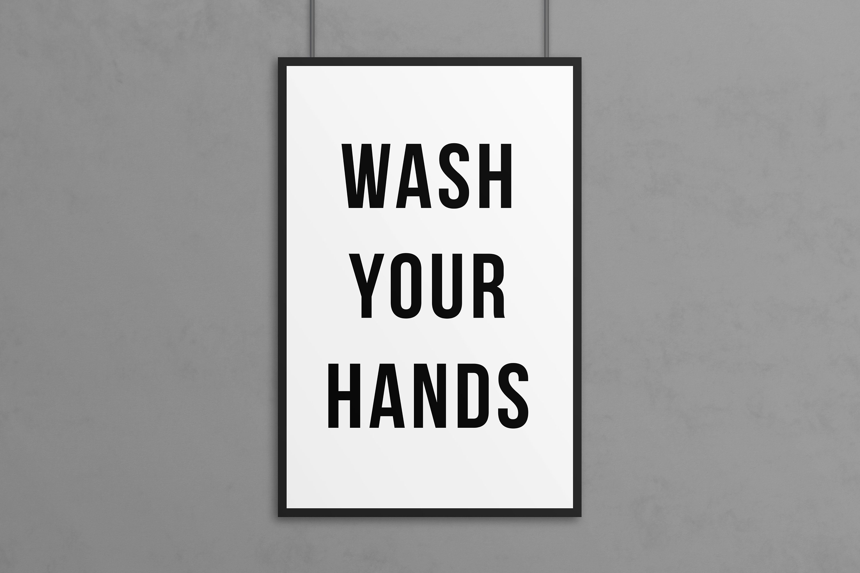 Wash Your Hands Quarantine Bathroom Wall Art Digital Download Stay ...