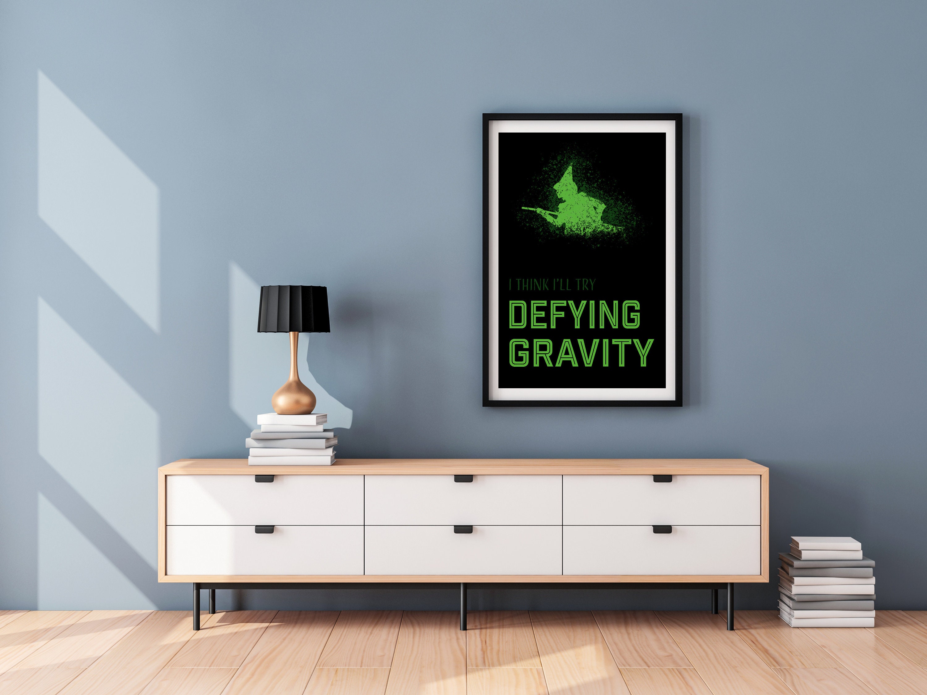 Wicked Defy Gravity Broadway Musical Wall Art Inspiration Motivation I ...
