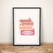 Digital Printable, Book Stack Print, Personalized Bookish Poster ...