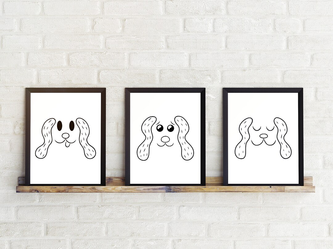 Printable Dog Poster, Dogs Wall Decor, Puppy Nursery Decor, Dog Nursery ...