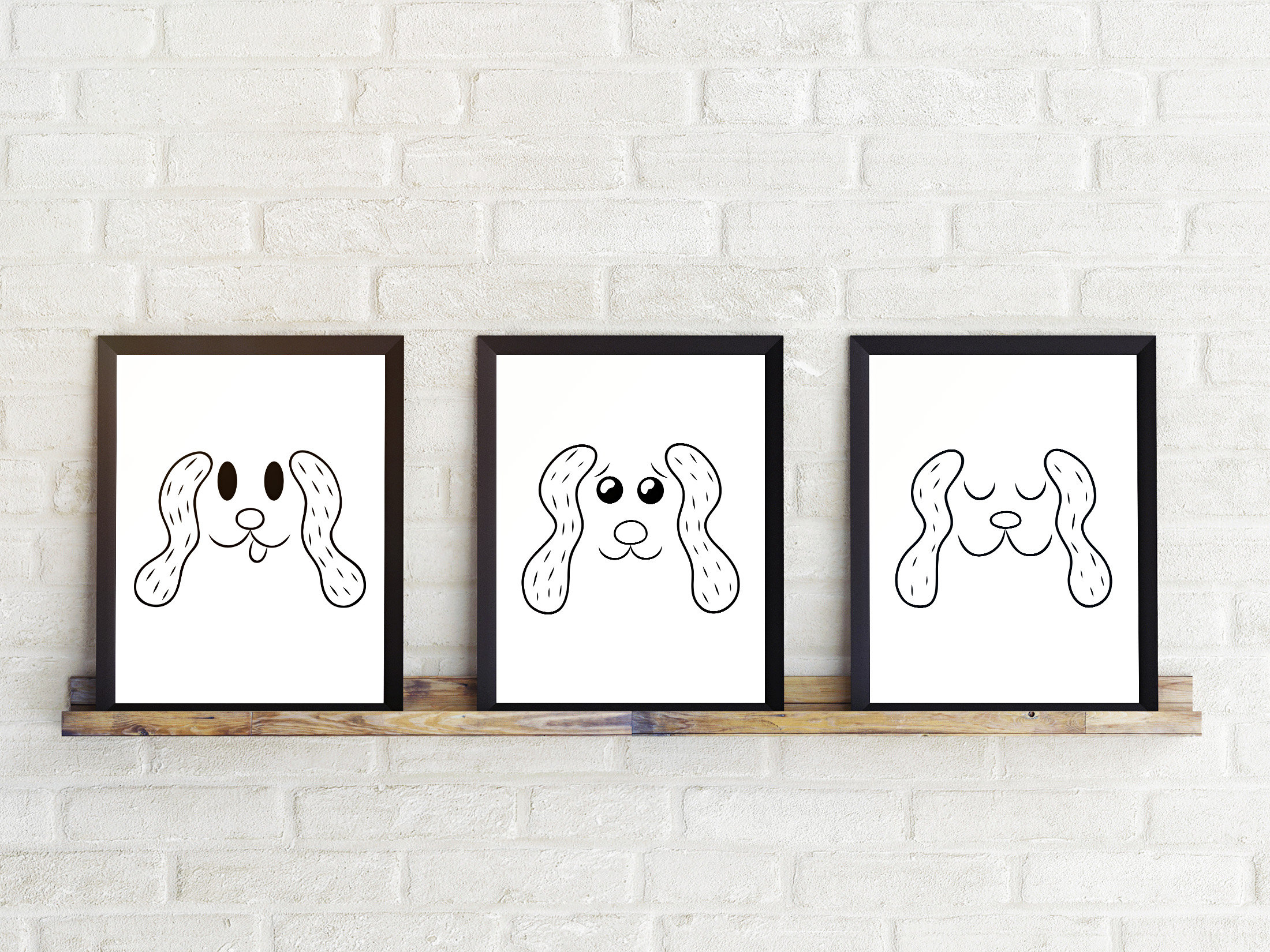 Printable Dog Poster Dogs Wall Decor Puppy Nursery Decor - Etsy
