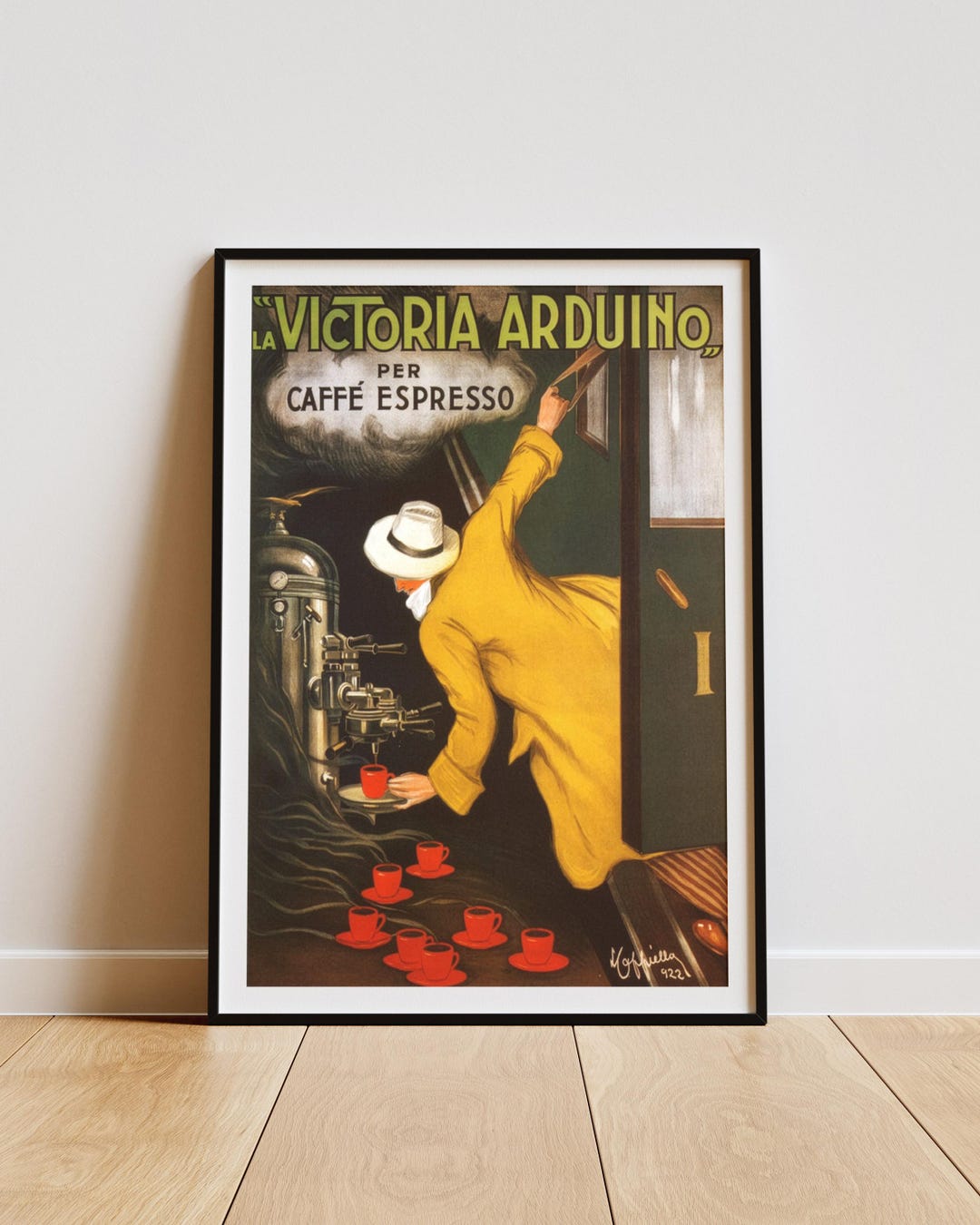 Vintage Coffee Print - Victoria Arduino Leonetto Cappiello - Italian ...