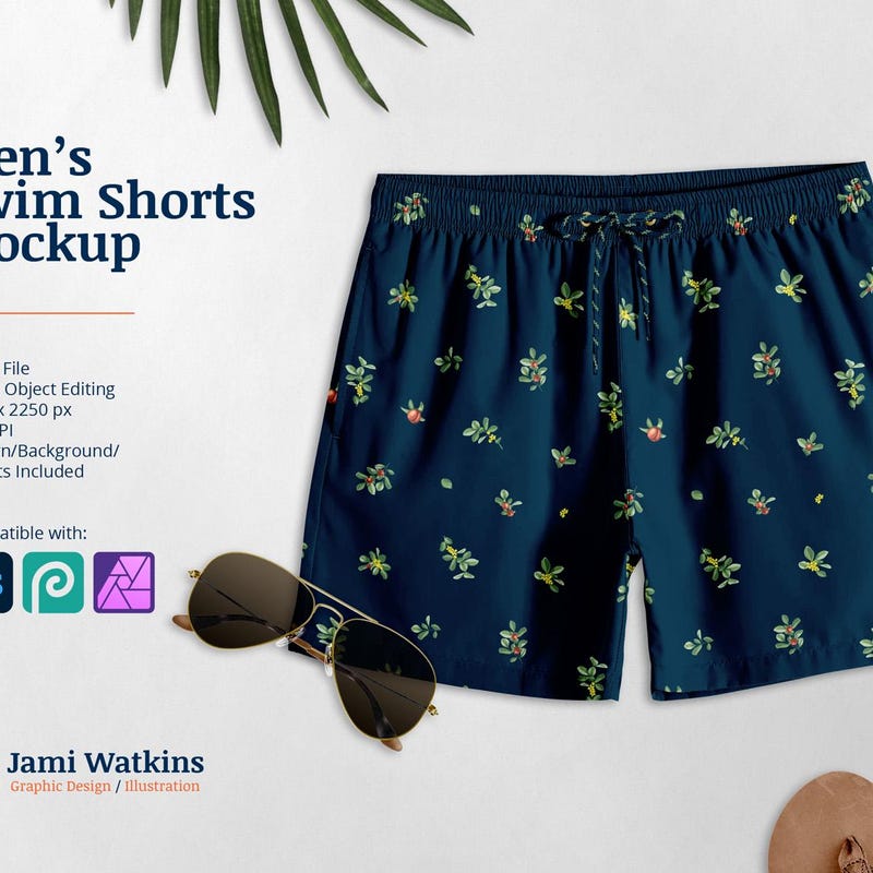 Mens Swim Trunks Pattern - Etsy