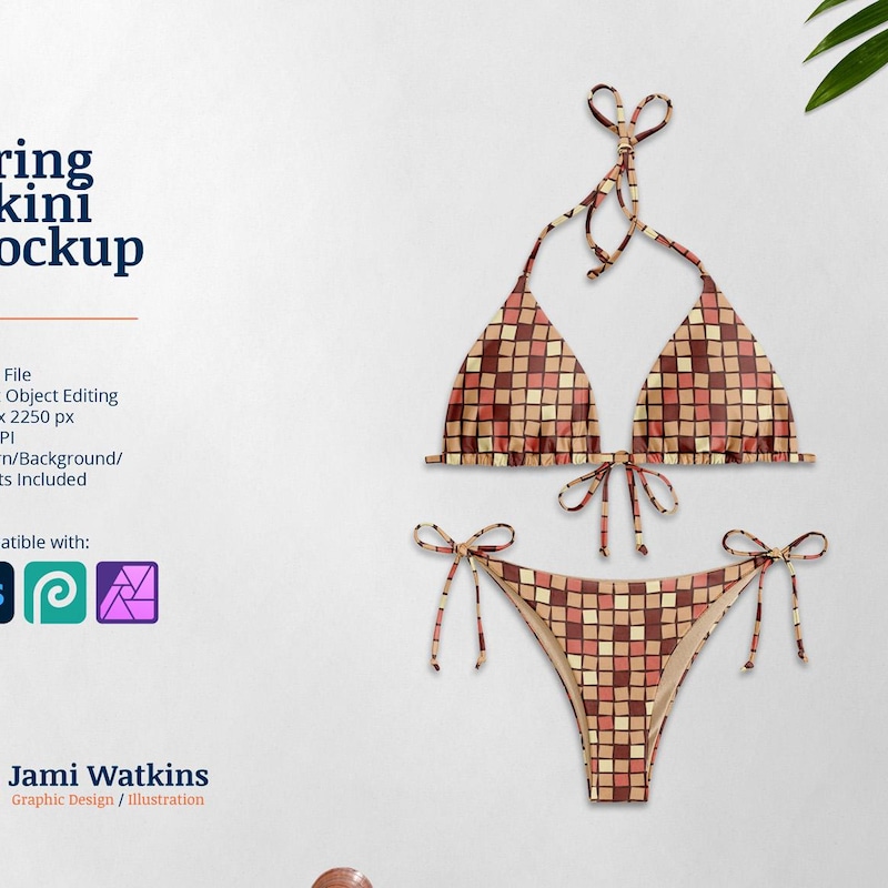 String Bikini - Etsy