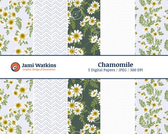 Eucalyptus Digital Paper Set 5 Essential Oils Pattern | Etsy