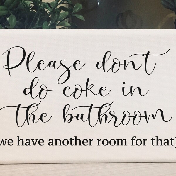 Guest Bathroom Sign - Etsy