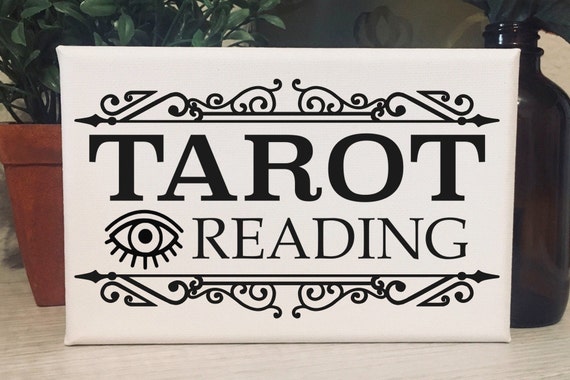 Tarot Reading Sign / Witchy Decor / Psychic Reading / Gothic | Etsy