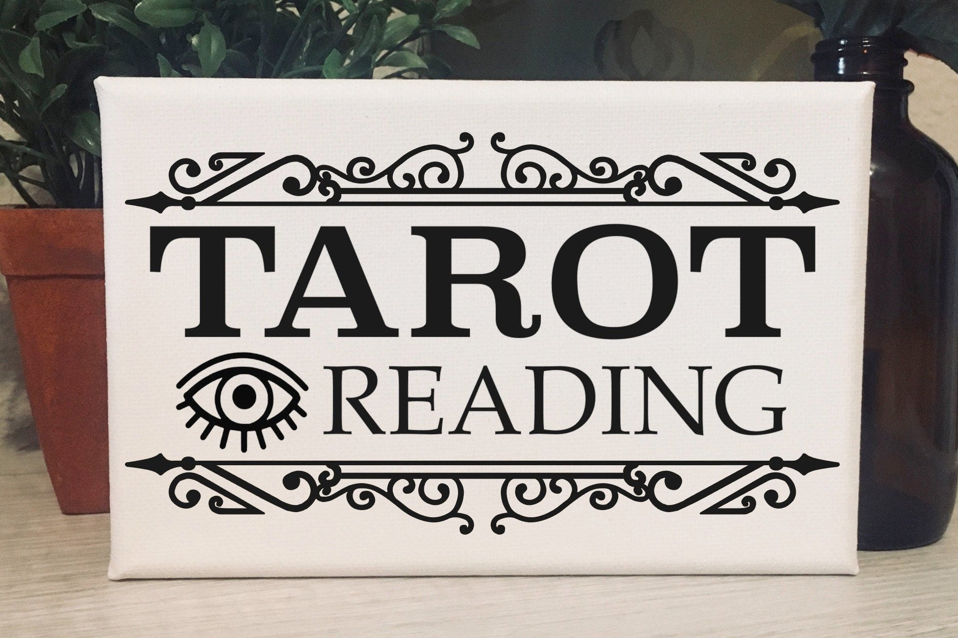Tarot Reading Sign / Witchy Decor / Psychic Reading / Gothic - Etsy