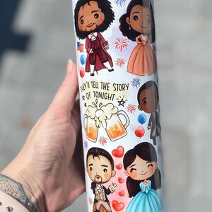 Hamilton Tumbler / Gift for Theater Lover / Custom 20oz Skinny Tumbler ...